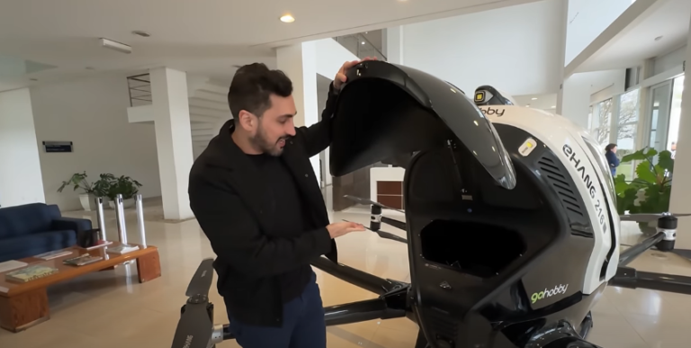 Drone humano - conheça o "carro voador" que chega ao Brasil em 2024